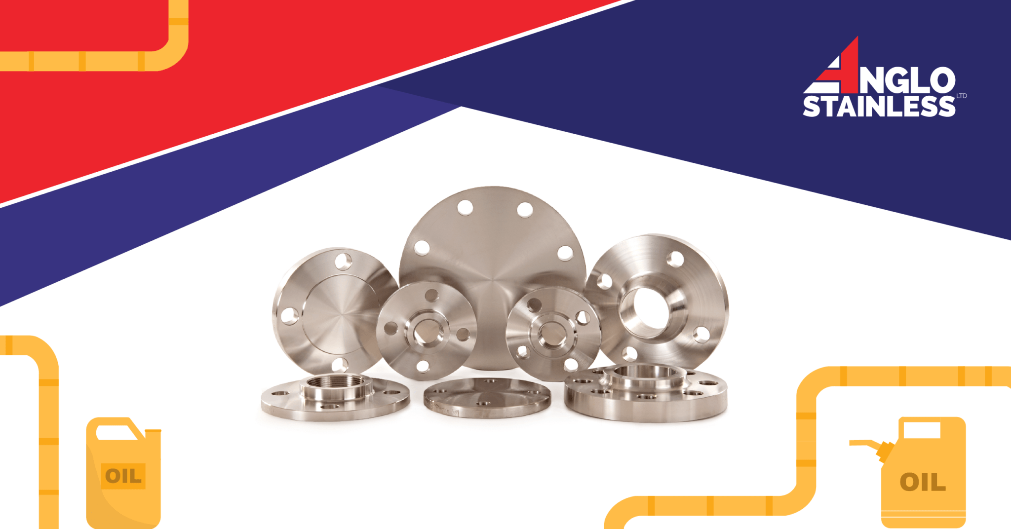 Uses of Pipe Flanges in Petrochemical Industries - Anglo Stainless